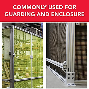 8020, 2053, 10 and 15 Series Aluminum 0 Degree Deadbolt Latch, Spring and Pin Door Latch 80/20 T-Slot Extrusion Accessory for Aluminum Profiles Includes Hardware