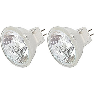 Simba Lighting 10 Watt 12 Volt MR11 Halogen Spotlight Bulbs (2 Pack) 2-Pin 110lm 30° Beam Angle for Accent, Track Light, and Fiber Optics, GU4 Bi-Pin Base, Glass Cover, Warm White 2700K Dimmable