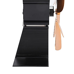 Generic Wood Stove Fan, Heat Activated Vertical, Gold, Heat-Powered Fan, No Harmful Emissions