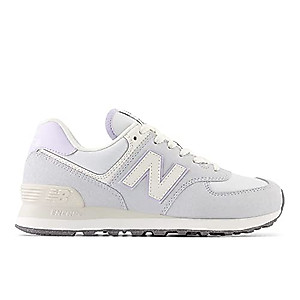 New Balance Women's 574 V2 Daydream Sneaker, Granite/Bright Lavender/Quartz Grey, 8