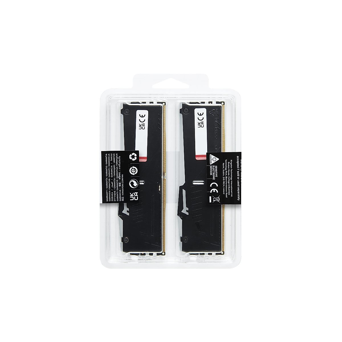 Kingston Technology Kingston Fury Beast RGB 16GB 5200MT/s DDR5 CL36 Desktop Memory Single Module | Infrared Sync Technology | AMD Expo | Plug N Play | KF552C36BBEA-16
