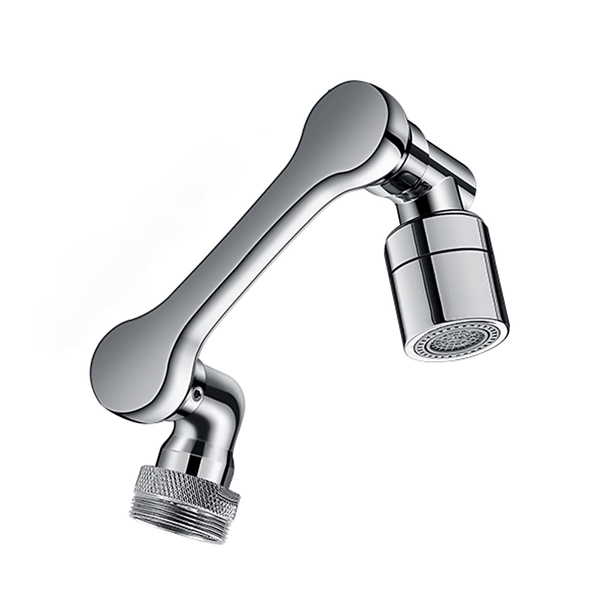 Faucet Extender for Bathroom Sink Universal,1080 Faucet Extender Brass,Splash Filter Faucet Extender,2 Water Outlet Modes,Faucet Attachment for Bathroom Sink Household