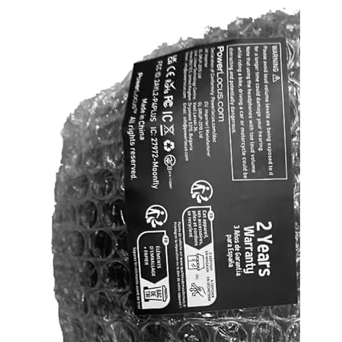 Bluetooth Headphones Over-Ear, PowerLocus Wireless Headphones, Hi-Fi Stereo Deep Bass, Soft Earmuffs Foldable Headphone with Built-in Microphone, Wireless and Wired Headset for Cell Phones,Tablets, PC