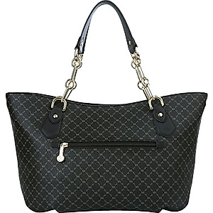 Rioni Signature Print Chain-Handled Canvas Tote