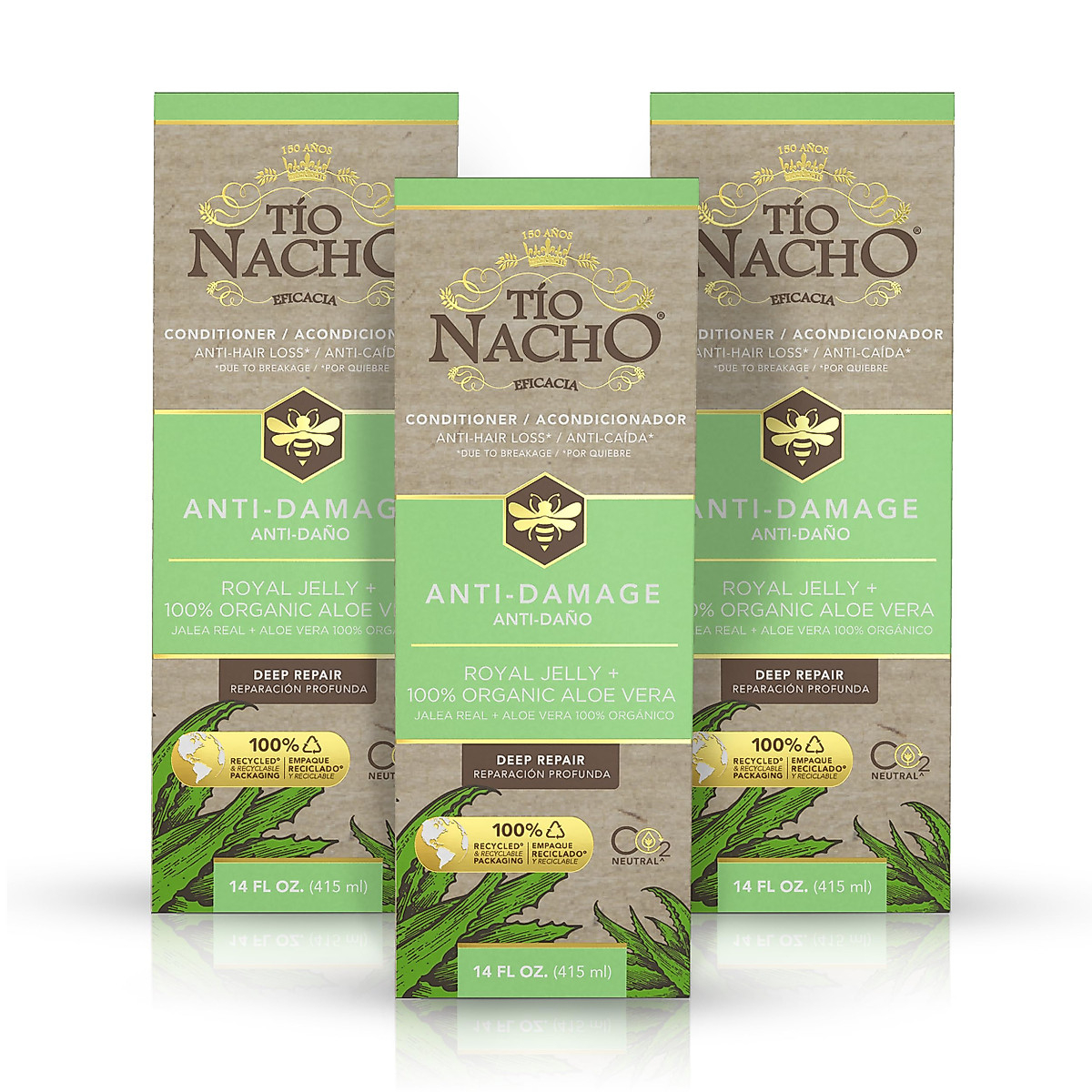 Tio Nacho Aloe Vera Conditioner Value Pack (Pack of 3)