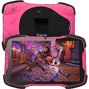 Tablet for Kids Tablet 10 inch with Case Included, Tablet for Toddlers Tablet 10 inch Children Tablets for Kids Android Tablet 3GB 64GB with WiFi Dual Camera Learning Games for Boys Girls (Roser)