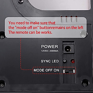 MaxLit 21'' X 10'' New Ultra Bright LED Neon Sign - OPEN - Remote Controlled - Energy Efficient & Durable (Blue/Red)