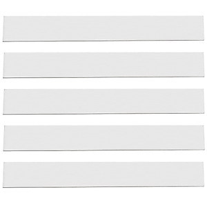 Micro Traders 5Pcs Pure Zinc Anode 99.995% Pure Zinc Sheet High Purity Zinc Electrode Strip for Science Lab Zinc Plating and Zinc Electroplating 1x25x152mm 19 GA
