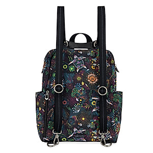 The Sak Womens Loyola Convertible Backpack Rainbow Seascape One-Size