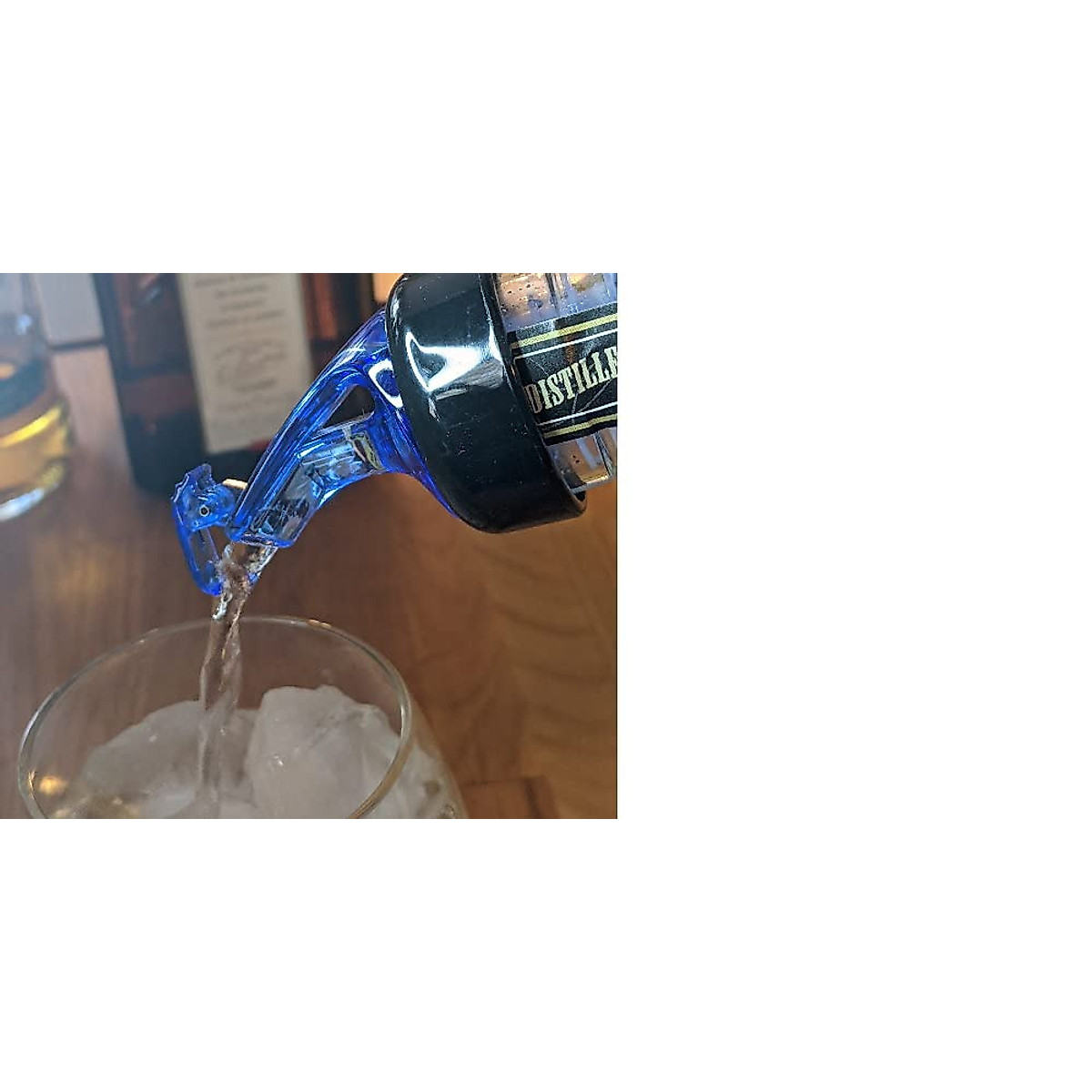 Precision Pour Measured Pourers With BUG & DUST FLAP 1 Oz"BLUE" Measured Pour. #1 Selling Brand- 10 Per Pack, Made entirely in the USA