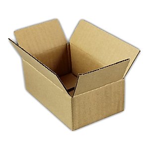 EcoSwift 1-Box 5x4x2 Corrugated Cardboard Packing Box Mailing Moving Shipping Box Carton 5 x 4 x 2 inches