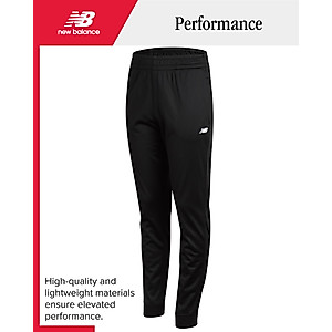 New Balance Boys’ Sweatpants – 4 Pack Active Tricot Jogger Sweatpants – Performance Track Pants with Pockets for Boys (4-20), Size 14-16, Lead/Raincloud
