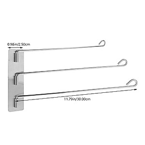 UPKOCH Toilet Paper Swing Arm Towel Mount Towel Rack Stainless Steel Towel Bar Rotation Space Saving Towel Racks Swivel Hand Towel Bar for Home Kitchen Bathroom Accessories