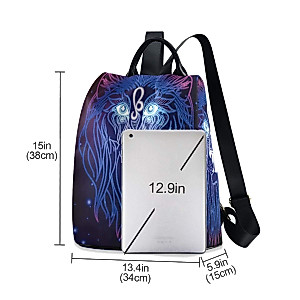 ALAZA Leo Zodiac Sign Backpack for Daily Shopping Travel