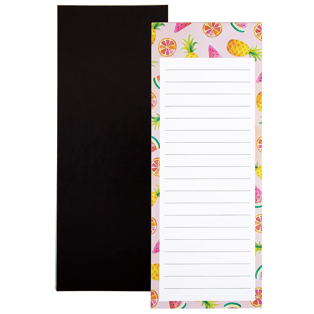 Juvale Magnetic Fridge Notepads for Grocery, Shopping Lists, To-Do Memos, Fruit Design (6 Pack)