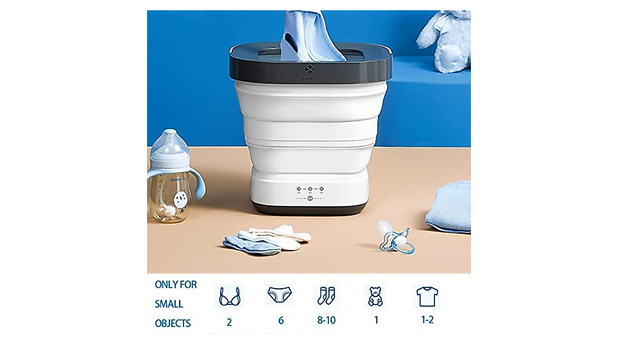 MOYU Mini Portable Bucket Washer - Compact, Foldable & Energy Efficient