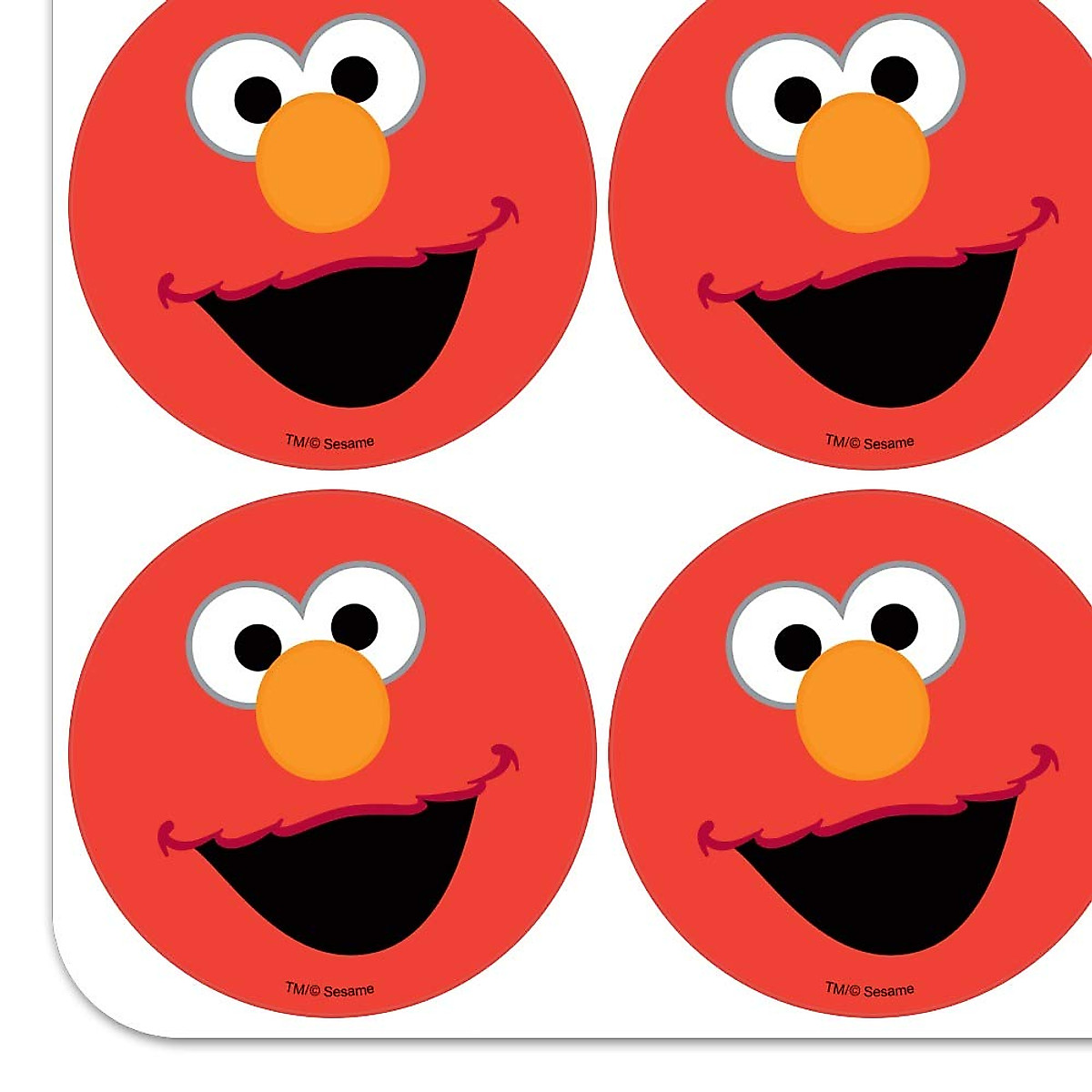 Sesame Street Elmo Face Planner Calendar Scrapbooking Crafting Stickers