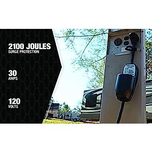 Southwire Company LLC 44380 Surge Guard 30A Portable , black