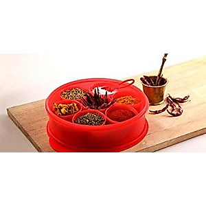 TP-675-T126 Tupperware Spice It Red Container