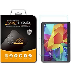 Supershieldz (2 Pack) Designed for Samsung Galaxy Tab 4 10.1 inch (SM-T530 Model Only) Screen Protector, (Tempered Glass) Anti Scratch, Bubble Free