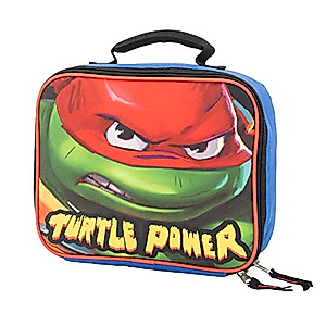 AI ACCESSORY INNOVATIONS Teenage Mutant Ninja Turtles 4 Piece Backpack Set, Kids 16" School Bag with Front Zip Pocket, TMNT Travel Bag