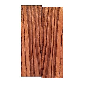 Zebrawood Knife Scales - 3/8"x1.5"x5" - 2 Pack