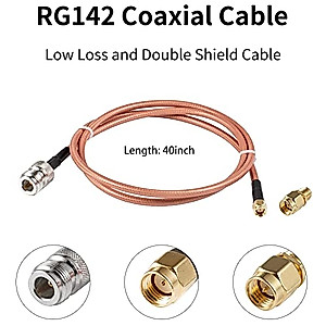 LoRa 915MHZ Antenna 4dBi Gateway Outdoor Indoor Omni-Directional Fiberglass LoRaWan Antenna for Helium Hotspot MNTD RAK Nebra Bobcat 300 SenseCAP M1 SyncroB.it Hotspot Finestra HNT Miner, Eifagur