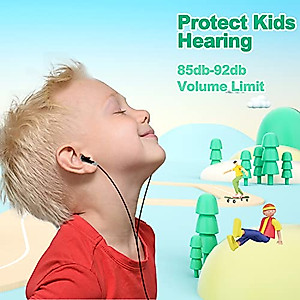 Hongzan 100 Pack Classroom Earbuds Headphones Bulk for School Kids Children, Wholesale Durable Earphones Class Set for Students (100 Black)