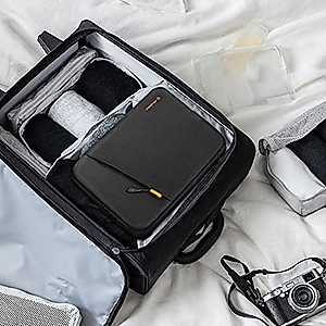 FINPAC 13 Inch Tablet Laptop Sleeve Bag, Carrying Case Cover for 12.9" iPad Pro, MacBook Air 13 2018-2022, MacBook Pro 13 2016-2022, Surface Laptop Go, Surface Pro 9/X/8/7/6/5, 12.4" Galaxy Tab, Black