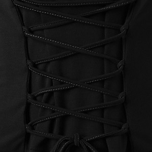 OIUCVGB Womens Renaissance Costumes Hooded Robe Lace Up Vintage Pullover High Low Long Hoodie Dress Cloak