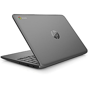 HP Chromebook 11A G6 11.6 Inch Education Edition Laptop AMD A4-9120C 4GB DDR4 RAM 16GB eMMC Computer Storage AMD Radeon R4 Graphics ChromeOS USB C MicroSD Card Reader WiFi Bluetooth - Gray (Renewed)
