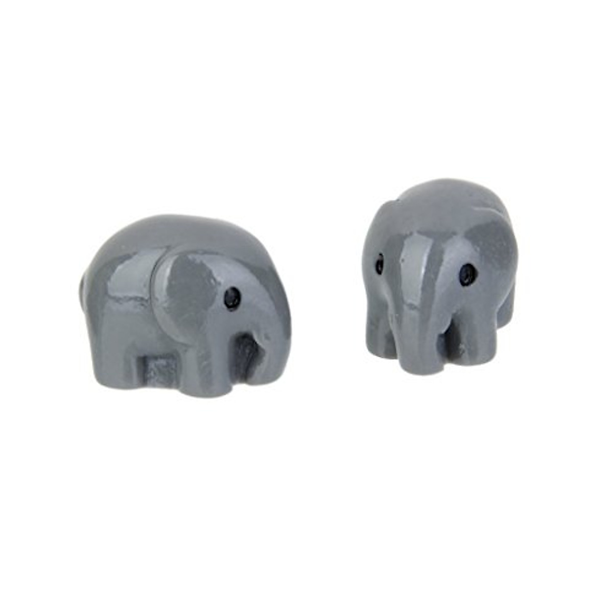 10Pcs Miniature Grey Elephant Fairy Garden Moss Micro Landscape Bonsai Decor Craft