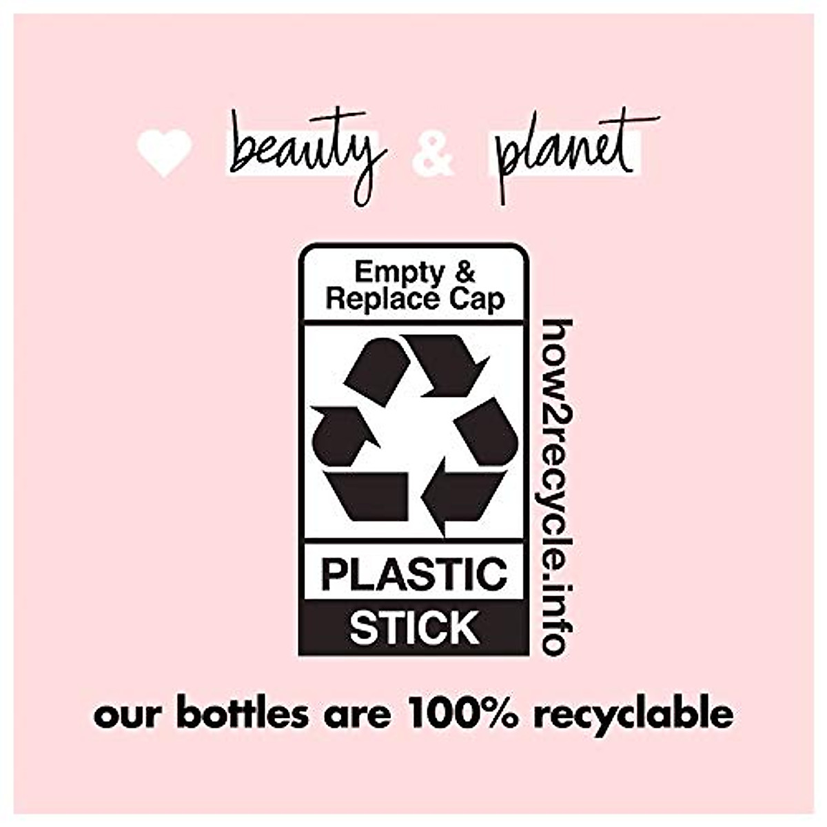 Love Beauty And Planet Deodorant, Murumuru Butter and Rose, 2.95 Oz