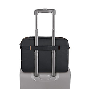 Solo New York Ace Slim Brief 15.6 Inch Laptop Briefcase, Black