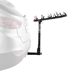 Allen Sports Deluxe Quick Install 5-Bike Hitch Rack, Model 1550RR, Black