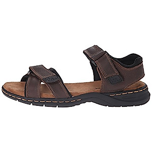Dr. Scholl's Shoes Men's Gus Sandal,Brown,10 M US