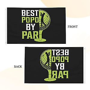 IMEEGIEN Best Popo By Par Flag 3x5 Ft Double-Sided Outdoor Decoration Banner Durable Home Yard Flags Polyester Welcome Flag