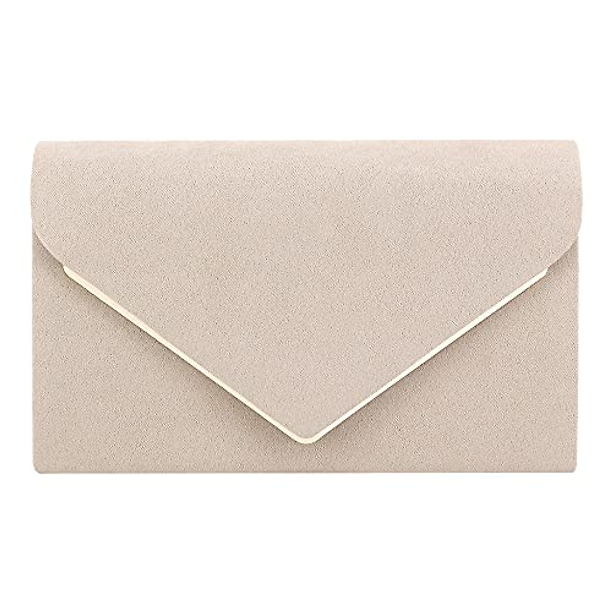 Naimo Suede Evening Bag Clutch Handbag Velvet Flap Envelope Clutches Wedding Party Prom Bridal Purse