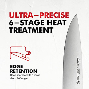 Cangshan Thomas Keller Signature Collection Swedish Powder Steel Forged, 8-Inch Chef Knife, White