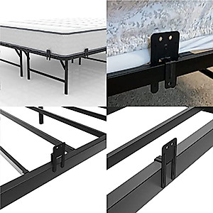 ZhouDaShu 6 PCS Non Slip Mattress Gripper, Mattress Slip Stopper, Anti Slip Mattress Gripper, Mattress Retainer Bar for Metal Bed Frames, Keep Mattress from Sliding(1.18 Inch(3cm))