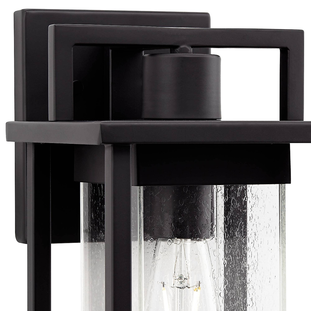 John Timberland Wickham Modern Outdoor Wall Light Fixture Painted Dark Bronze 13" Spotted Clear Glass for Exterior Barn Deck House Porch Yard Patio Outside Garage Front Door Garden Home Roof