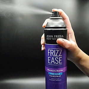 John Frieda Frizz Ease Firm Hold Hairspray, 2 Ounce, Humidity Resistant Spray, for 24-hour Hold, featuring our unique Moisture Barrier