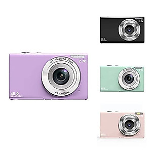 DYOSEN Digital Camera 2.88 Inch Vlogging 48Mega 48Mp Hd Digital Camera with 16X Digital Zoom Student Children's Photo Camera Digital Camera Photography (Color : Purple)