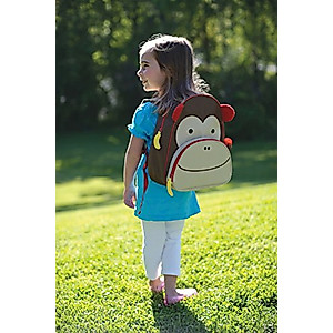 Skip Hop Toddler Backpack, Zoo Preschool Ages 3-4, Monkey