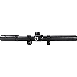 Barska 4x15 Rimfire Riflescope with Crosshair Reticle Parallax Free 50 Yards for Short Rimfire Ranges