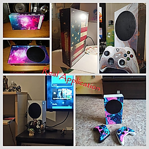 Skin for Xbox Series S, Whole Body Vinyl Decal Protective Cover Wrap Sticker for Xbox Series S Console and Wireless Controller (Xbox Series S, Dollar)