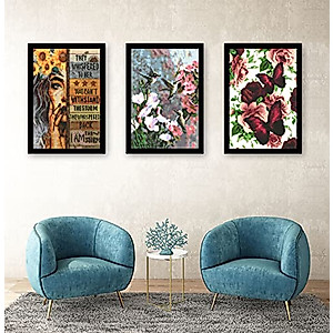 Diamond Painting Frames, 12x16 Picture Frame Set of 6, Self Adhesive Magnetic Poster Photo Frames, Black Diamond Art Frame for Wall Deco