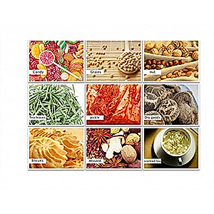 ZCSMTZ 3 Piece Set Glass Storage Jar, Sealed Storage Tank With Spherical Oak Plug,High Borosilicate Glass,Used In Kitchen Storage Room,Used For Flour,Sugar,Coffee,Biscuits,Candy,Glass Storage Jars