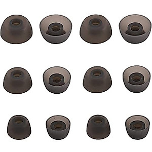 ALXCD Ear Tips Compatible with Jabra Elite 7 Pro Elite 7 Active Earbuds, S/M/L 3 Sizes 6 Pairs Soft Silicone Earbud Tips Eartips, Compatible with Jabra Elite 7 Active Elite 7 Pro, Gray S/M/L