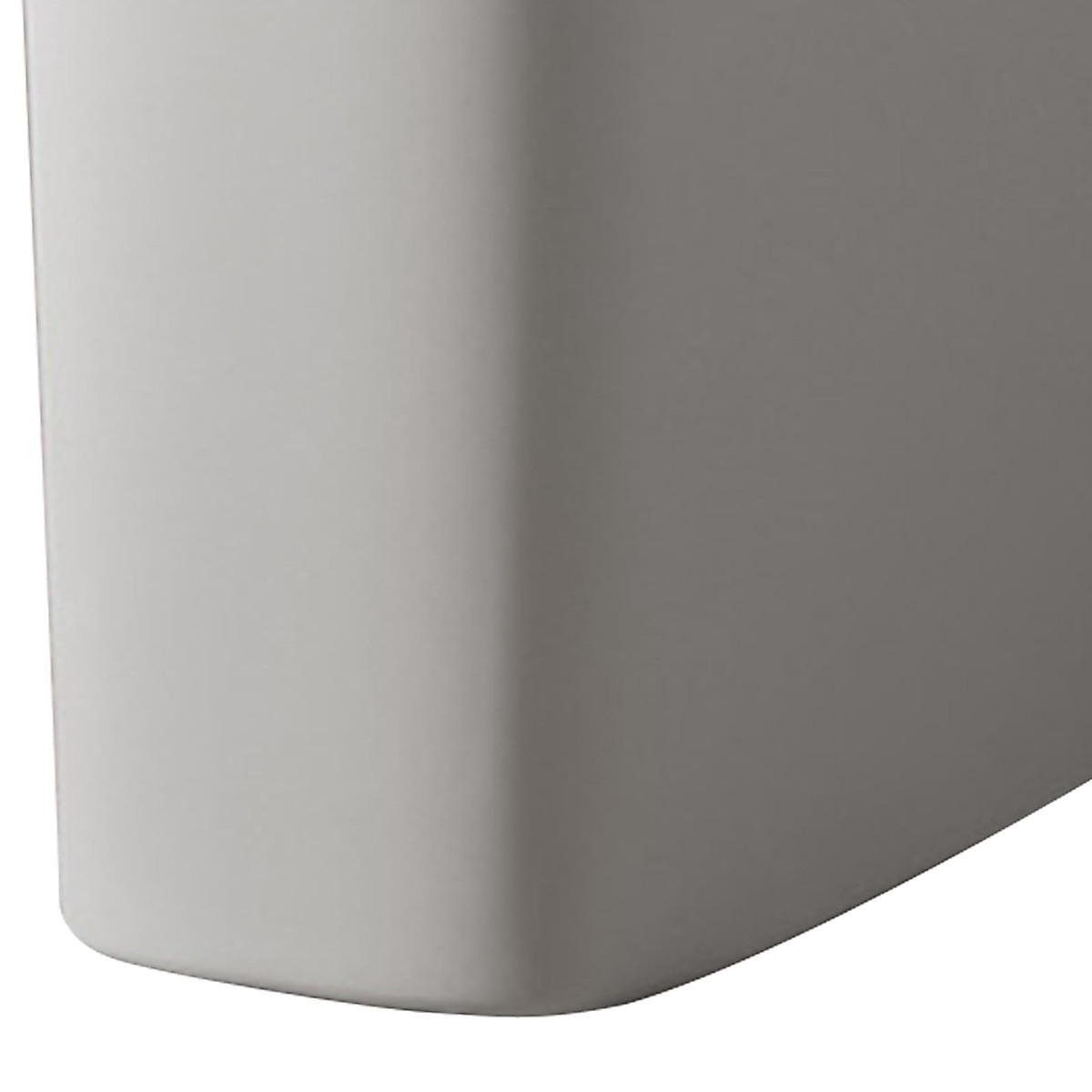 Keebgyy Small Trash Can, Plastic Small Trash Can, Slim Garbage Can, Plastic Waste Basket with Handles Container Bin for Narrow Spaces Bathroom, Bedroom, Kitchen, Office at Home(Warm Gray)